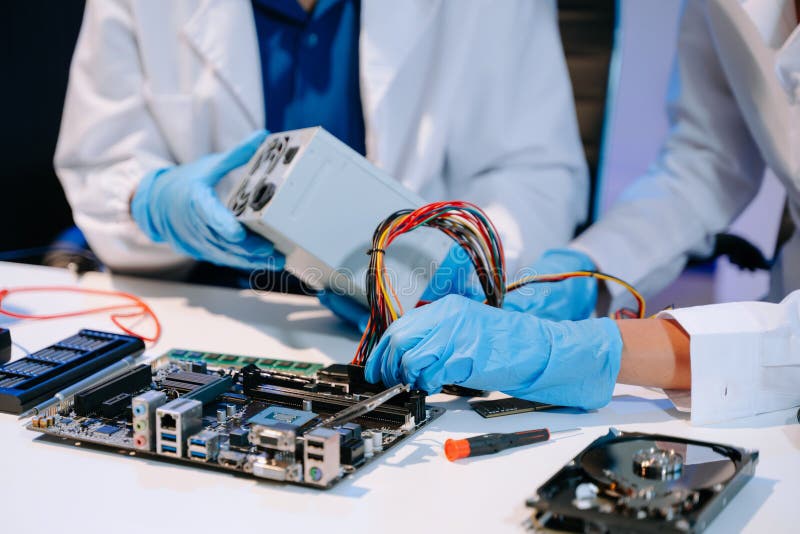 Showcasing Expert Computer Hardware Assembly and Hard Drive ...