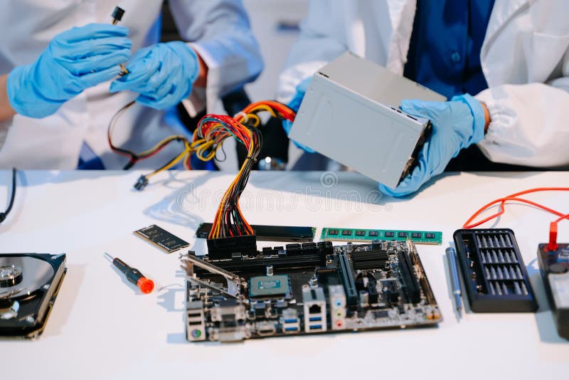 Showcasing Expert Computer Hardware Assembly Hard Drive Installation ...