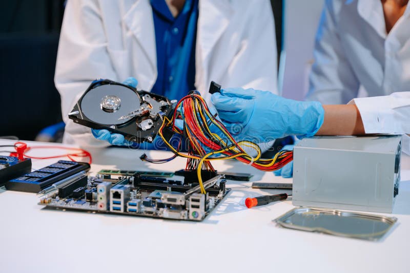 Showcasing Expert Computer Hardware Assembly and Hard Drive ...