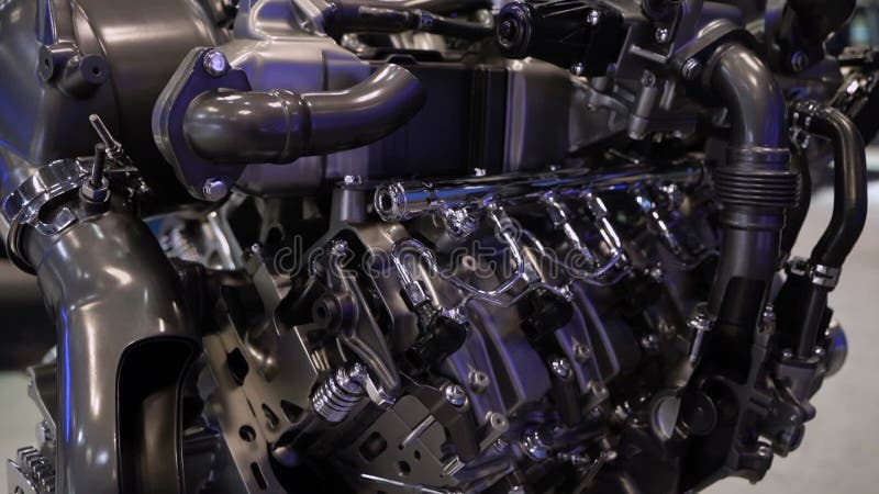 Showcasing HighPerformance Engine Display at Auto Show Exhibition Event ...