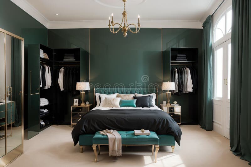 Showcasing Interior Design in Style Chic Citadel Stock Illustration ...