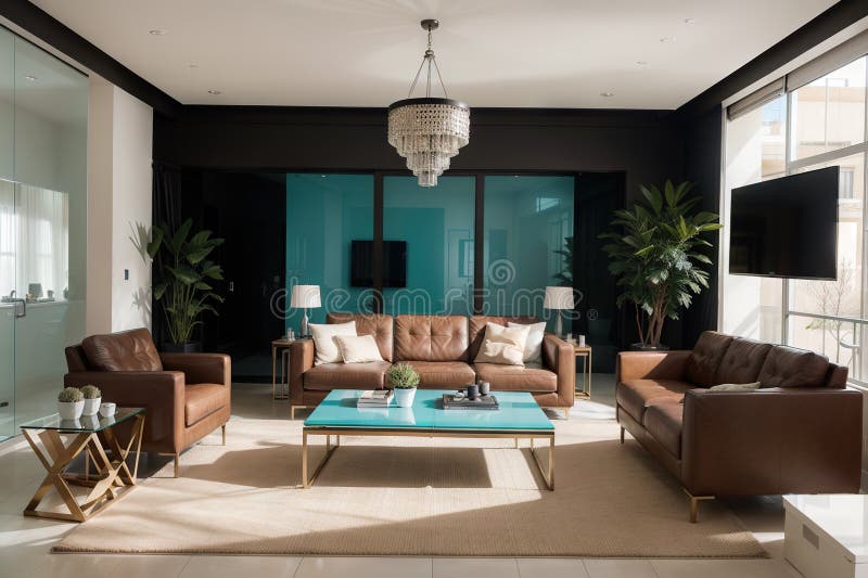 Showcasing Interior Design in Style Chic Citadel Stock Illustration ...