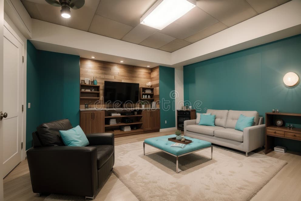 Showcasing Interior Design in Style Crafted Comfort Stock Illustration ...