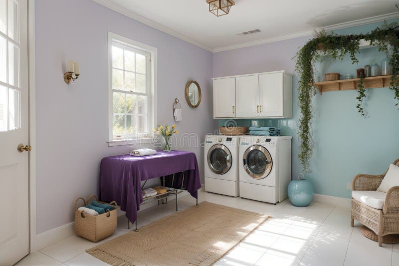 Showcasing Interior Design in Style Idyllic Ideals Stock Illustration ...