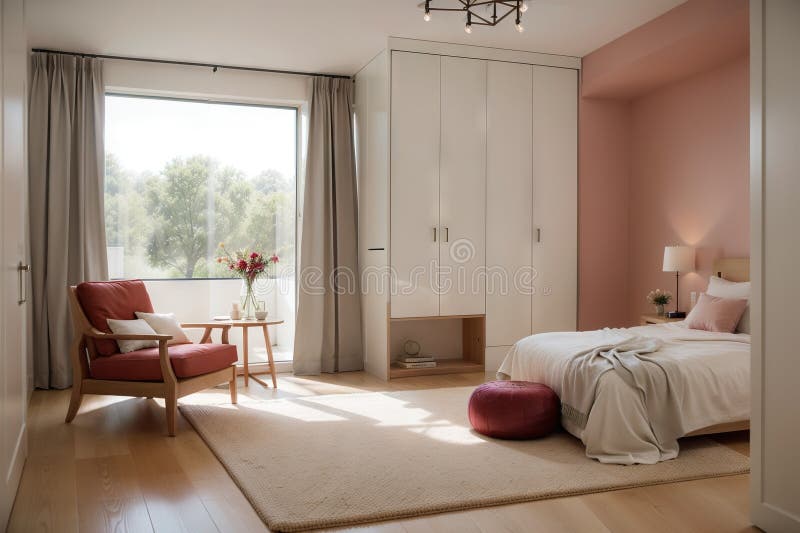 Showcasing Interior Design in Style Idyllic Ideals Stock Illustration ...