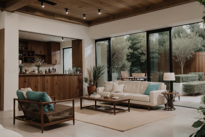 Showcasing Interior Design in Style Intimate Illusion Stock ...