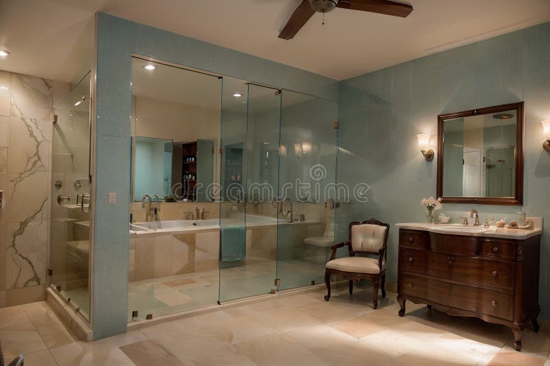 Showcasing Interior Design in Style Spatial Splendor Stock Illustration ...