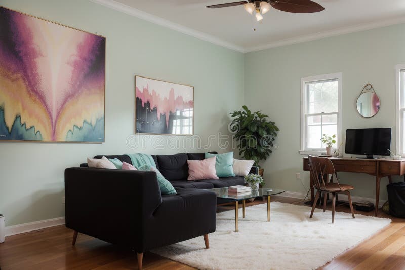 Showcasing Interior Design in Style Splendid Spectrum Stock ...