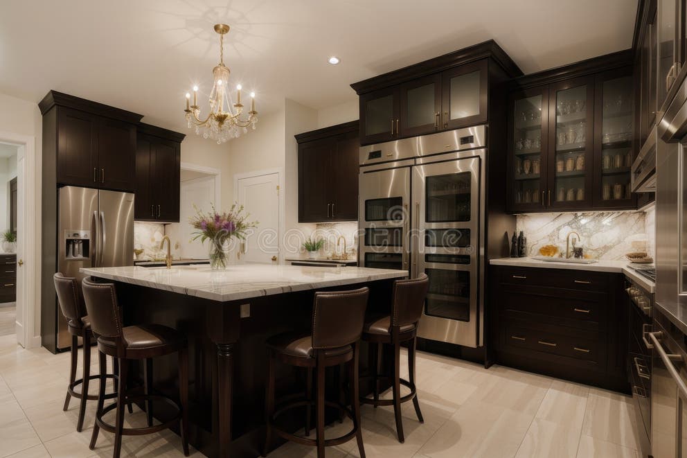 Showcasing Interior Design in Style Sumptuous Serenity Stock ...