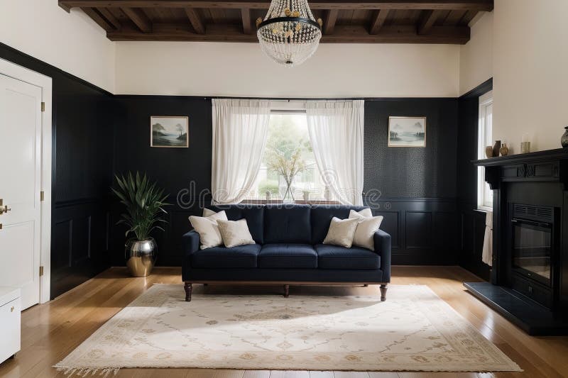 Showcasing Interior Design in Style Traditional Tranquility Stock ...