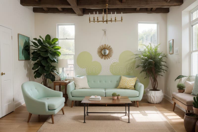 Showcasing Interior Design in Style Whimsy Wonder Stock Illustration ...