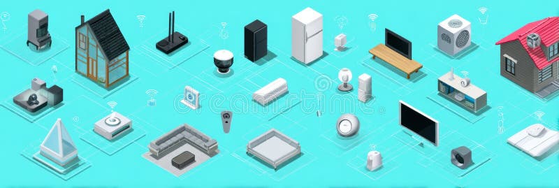 Digital Ecosystem Connected Devices Showcasing Smart Technology Modern ...