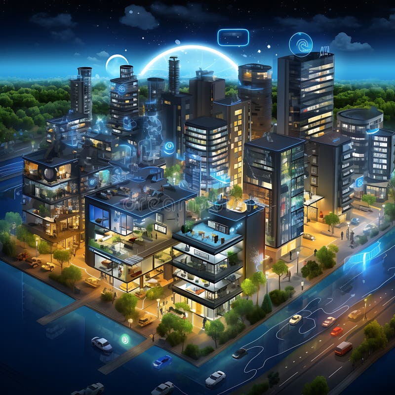 Showcasing an Urban Grid Powered by Eco-intelligence, this Image Blends ...