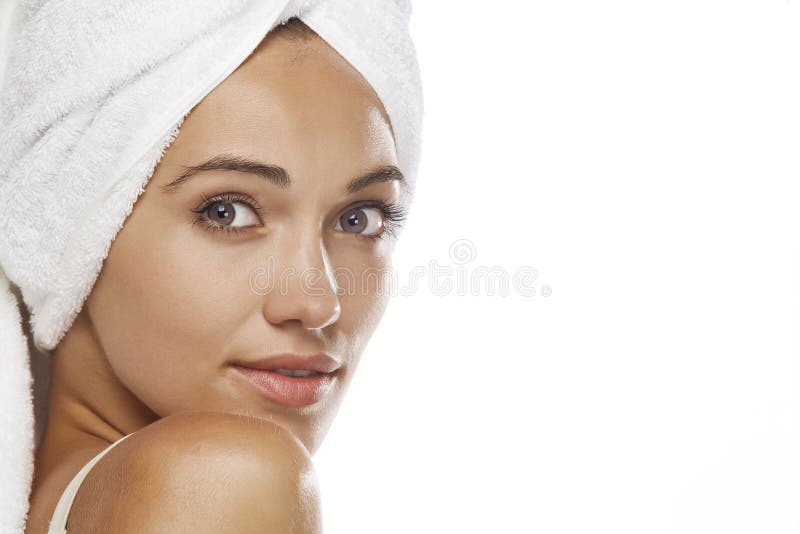 Drying Off after Bath stock image. Image of sensuality - 15627659