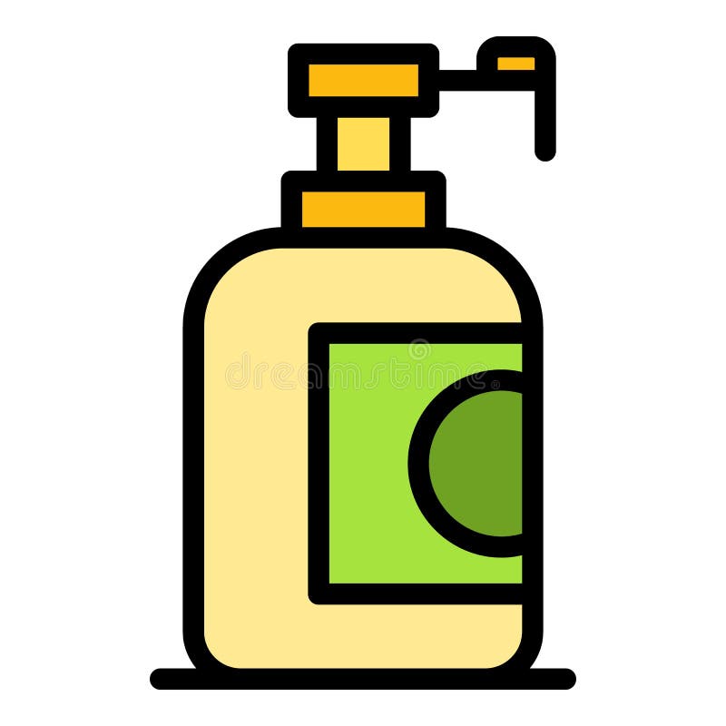 Shower Gel Icon Color Outline Vector Stock Vector - Illustration of ...
