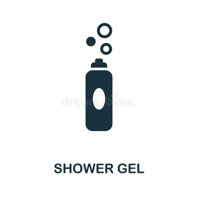 Shower Gel Icon. Simple Element from Personal Hygiene Collection ...