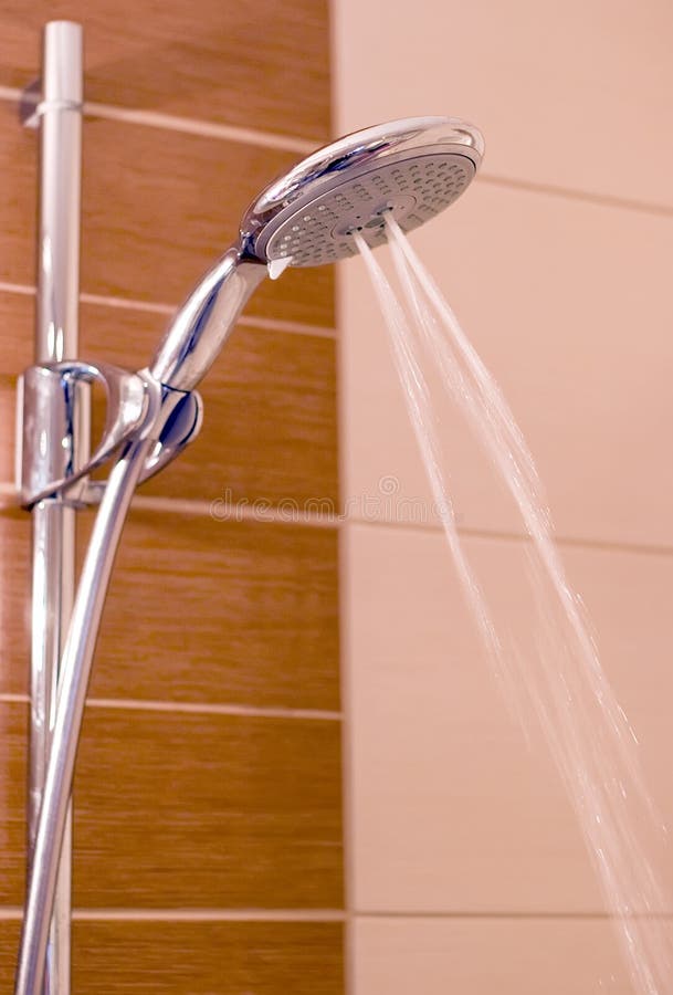 Shower stock image. Image of pouring, motion, blue, hygiene - 2140177