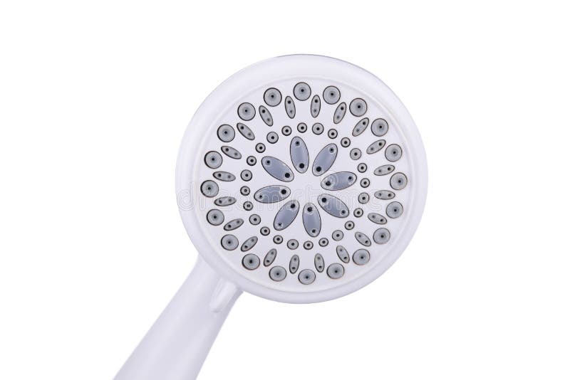 Shower Head Isolated On The White Background Stock Image - Image of ...