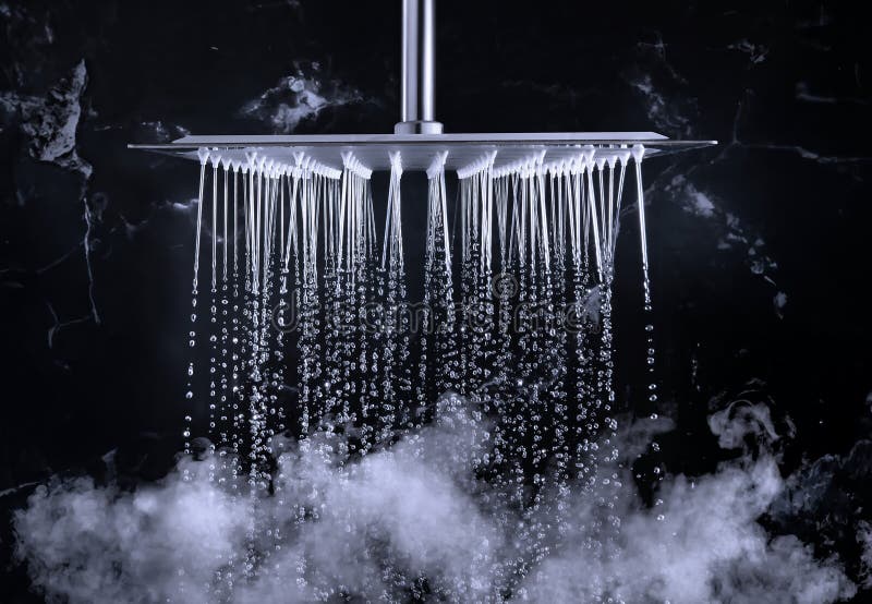 Waterfall Shower Head Ceiling Stock Photos - Free & Royalty-Free Stock ...