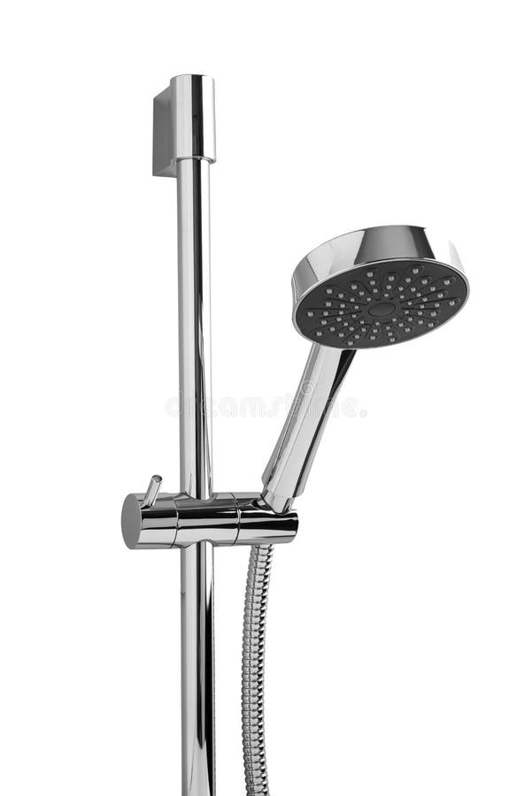 Shower Head and Rail stock photo. Image of background - 59904112