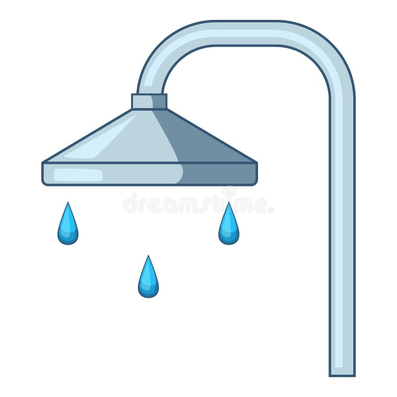 Shower icon, cartoon style stock vector. Illustration of showerbath ...