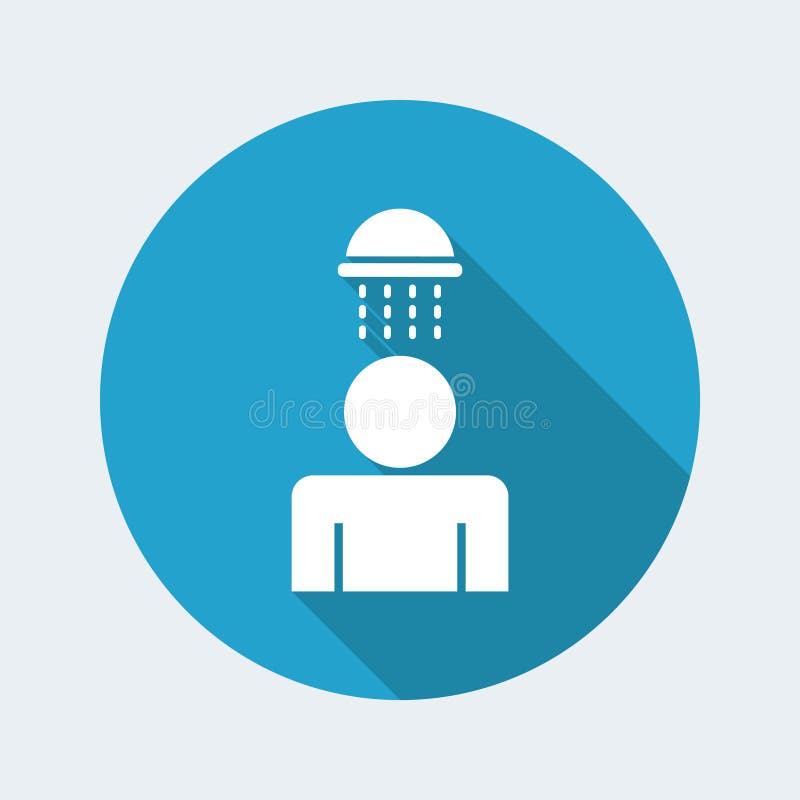 Shower icon stock vector. Illustration of vector, shower - 96395252