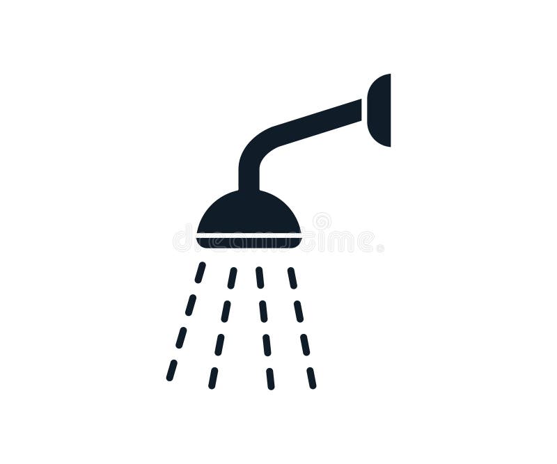 Shower Bathroom Icon Vector Logo Design Template Stock Vector ...