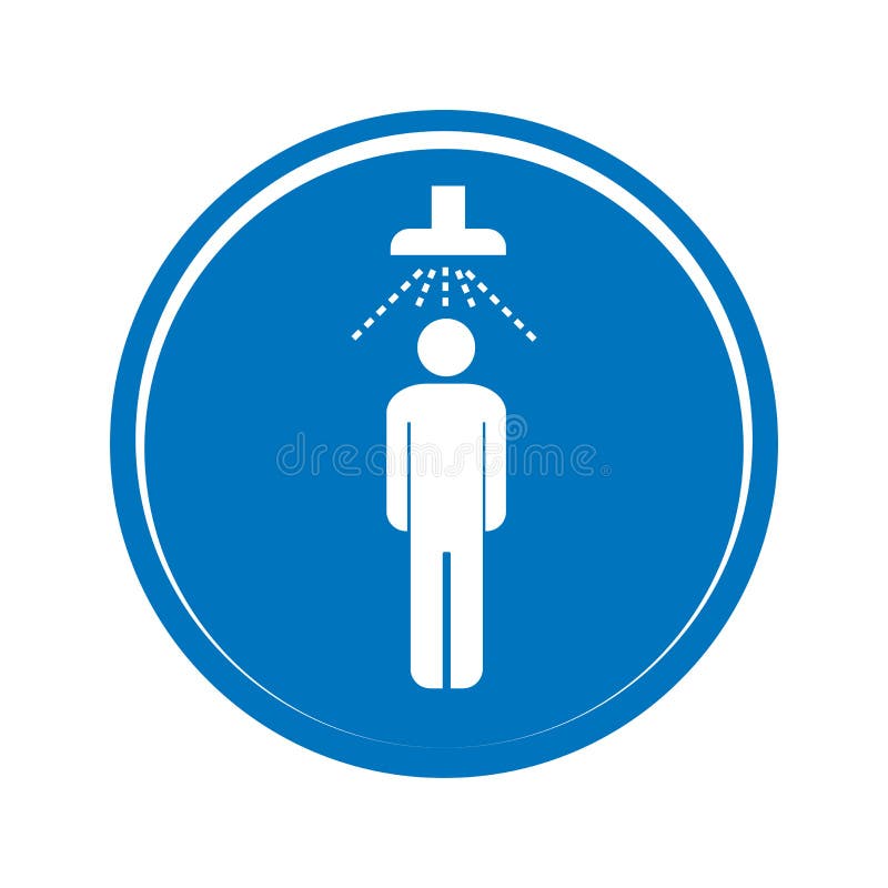 Shower Icon Vector. Man Taking Shower. Vector Shower Web Icon. Shower ...