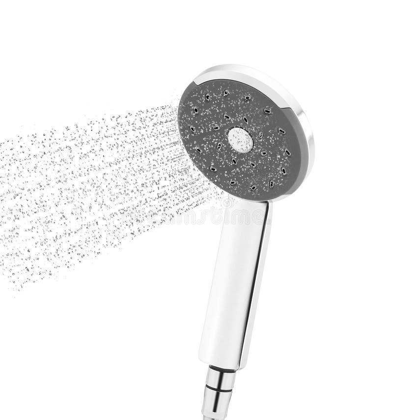 Shower isolated on a white stock photo. Image of motion - 124915224