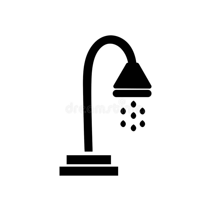 Shower logo vector stock vector. Illustration of head - 182772166