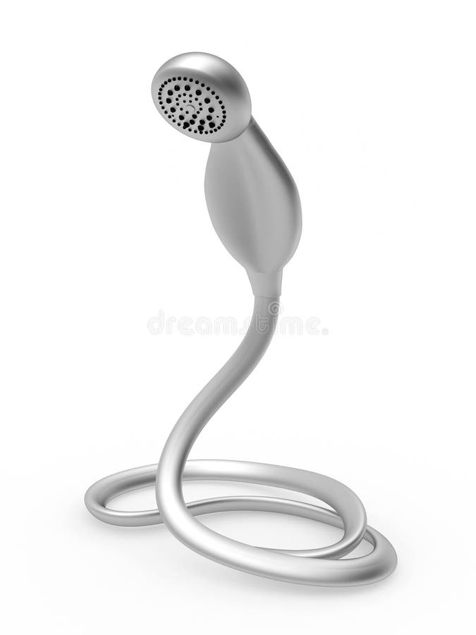 Shower Represented As Snake Stock Illustration - Illustration of shower ...