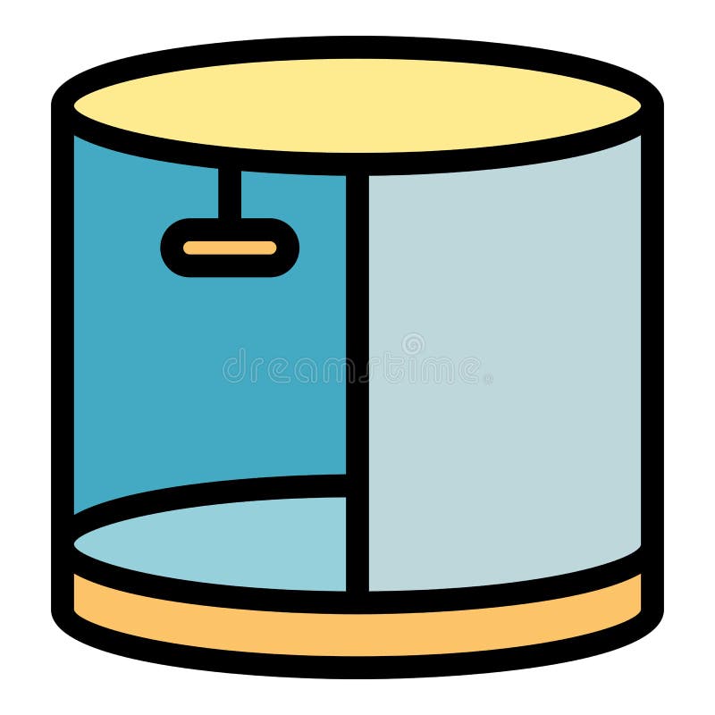 Shower Stall Icon Color Outline Vector Stock Vector - Illustration of ...