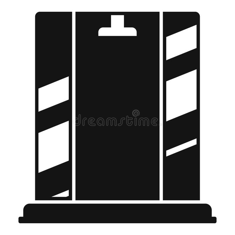 Shower Stall Icon Simple Vector. Glass Cabin Stock Vector ...