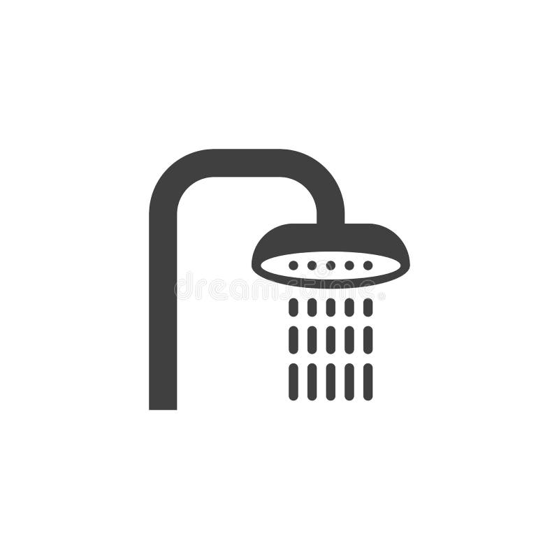 Shower vector icon stock vector. Illustration of logo - 240821224