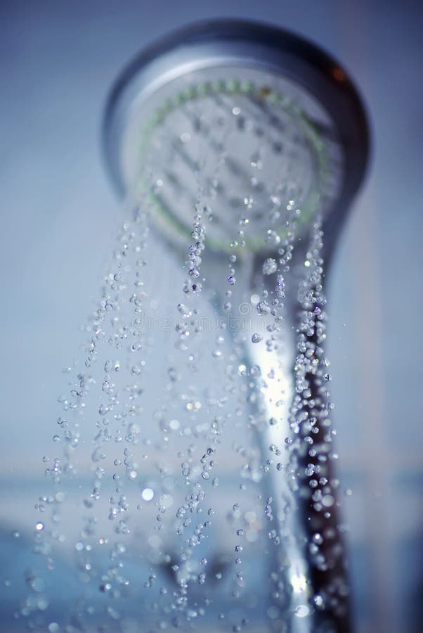 Shower and water flow stock photo. Image of metal, home - 27063840