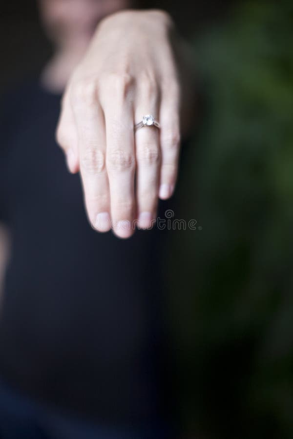 Showing diamond ring stock photo. Image of human, engagement - 7835502