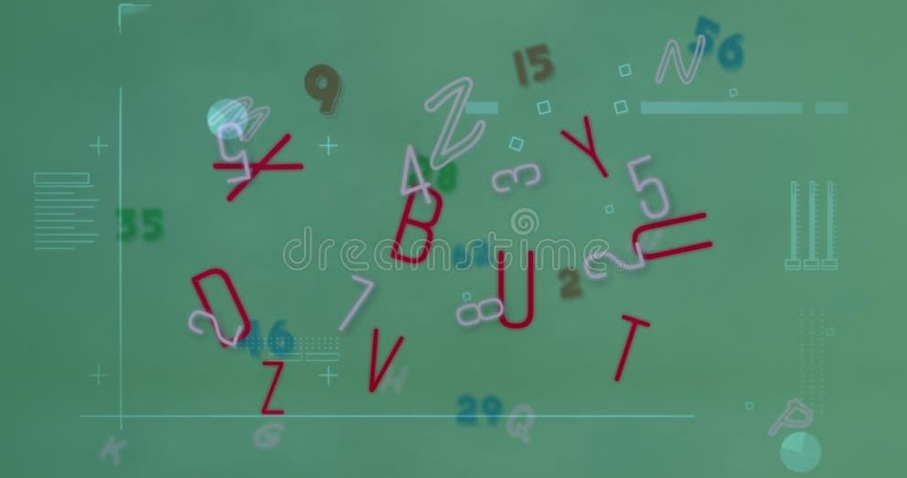 Showing Floating Alphanumeric Characters Drifting on Dashboard Screen ...