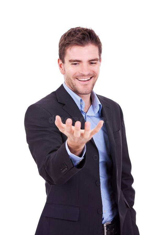 Showing, Giving or Presenting Stock Image - Image of corporate, copy ...