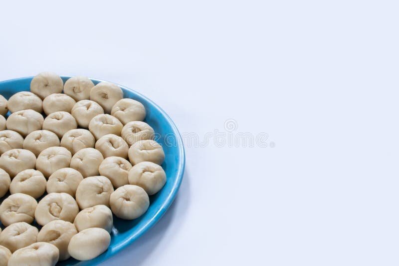 Showing Half Plate of Some Small Homemade Freshly Fermented Raw Bread ...