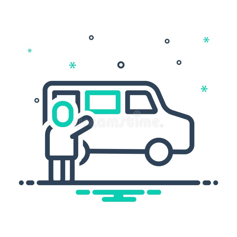 Mix Icon for Showing, Display and Exhibit Stock Illustration ...