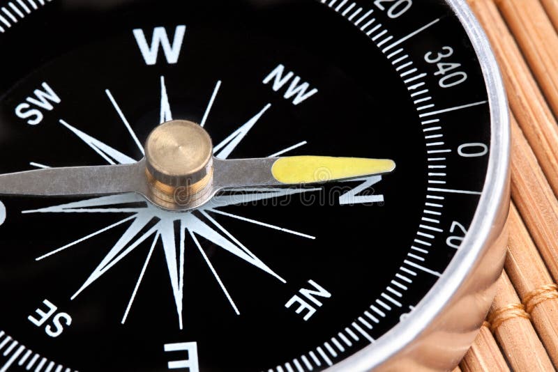 Compass dial Close-up stock photo. Image of guide, east - 282080