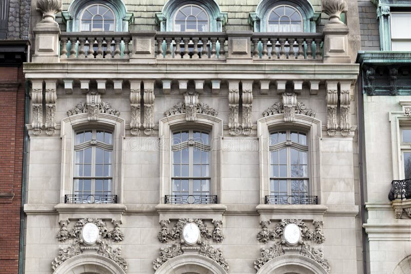 Windows of Boston stock photo. Image of brownstone, beautiful - 103828610