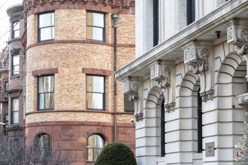 Windows of Boston stock image. Image of brownstone, summer - 103828791