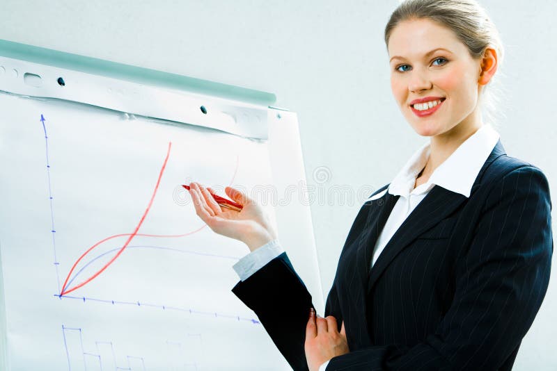 Showing a project stock photo. Image of office, lecture - 4858474