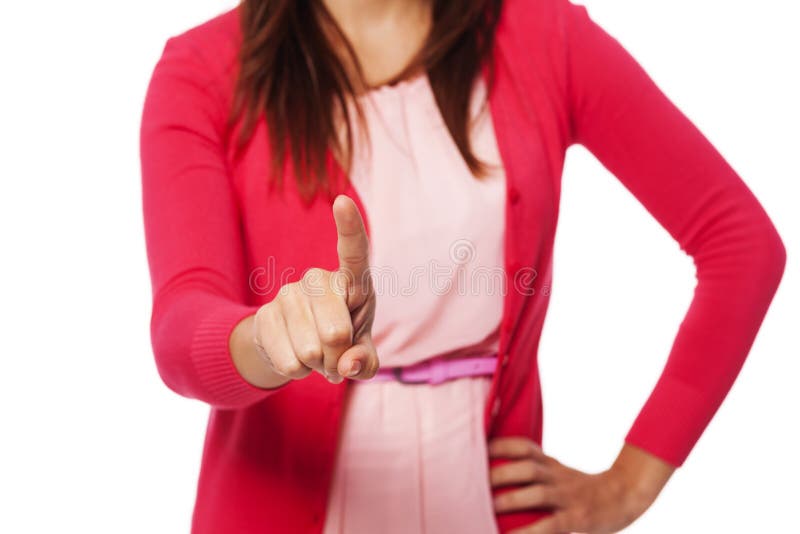 Showing something stock photo. Image of human, white - 32793654