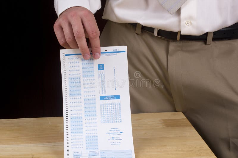 Taking a Test stock image. Image of multiple, choice - 19787055