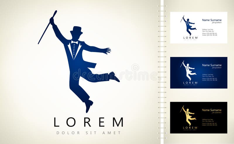 Showman silhouette logo stock vector. Illustration of emblem - 90514099