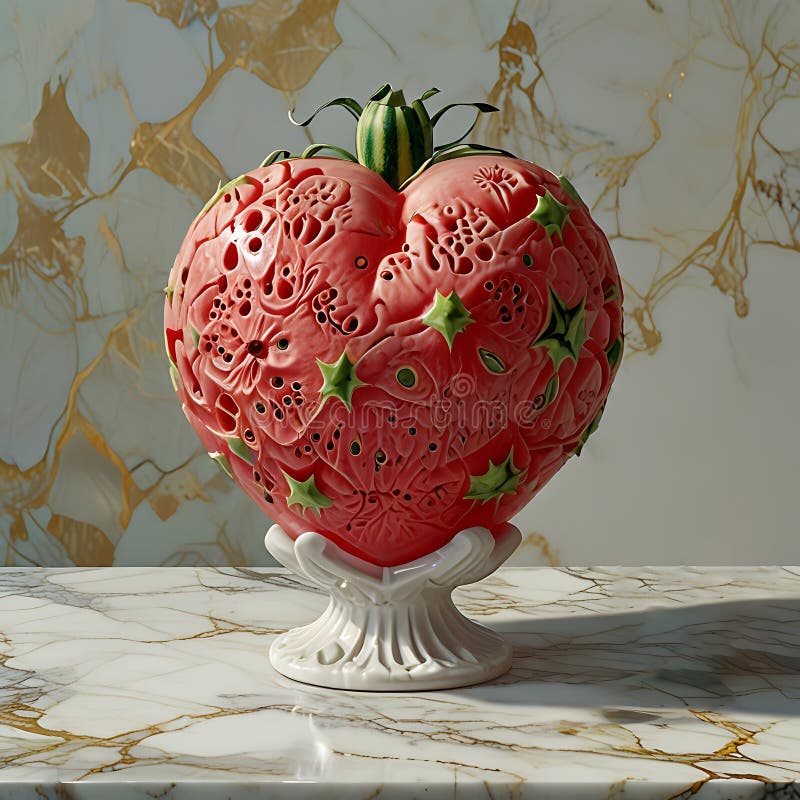 Showpiece on the Occasion of World Valentine S Day Stock Illustration ...