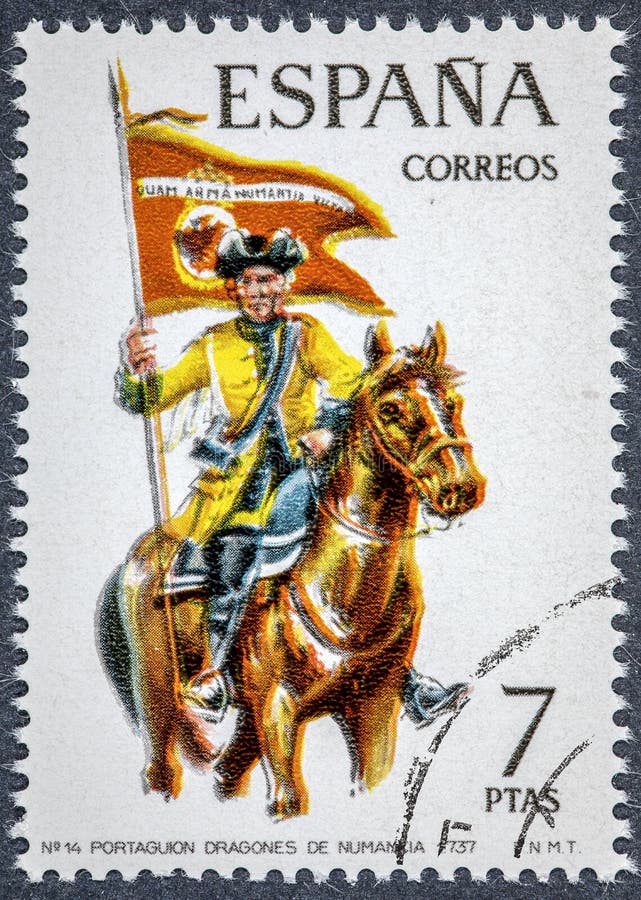 Shows Portaguion Dragons of Numancia 1737 Editorial Image - Image of ...