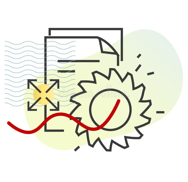 Shred Files in Your Computer - Stock Icon Stock Illustration ...